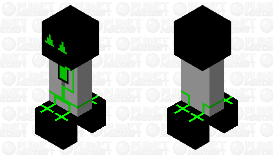 Robot Creeper Minecraft Mob Skin