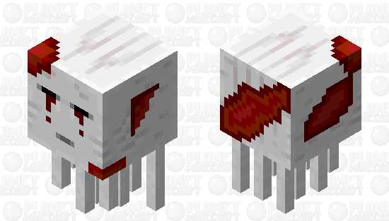 blood Ghast Minecraft Mob Skin