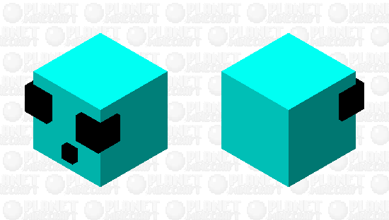 Blue Slime( Not Transparent) Minecraft Mob Skin