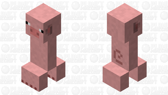 pig creepeer Minecraft Mob Skin