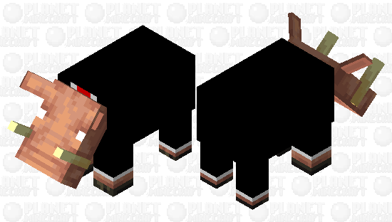 Business hoglin Minecraft Mob Skin