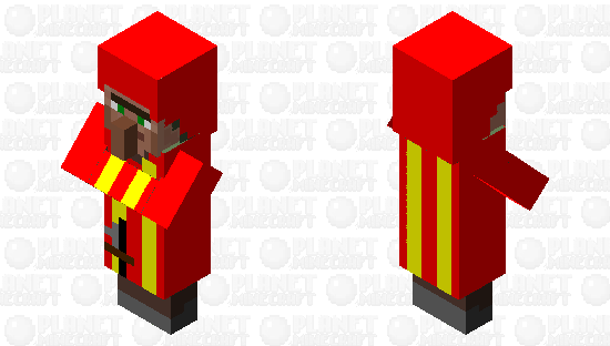 Villager Fireman Minecraft Mob Skin