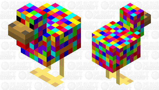 Party Chicken! Minecraft Mob Skin