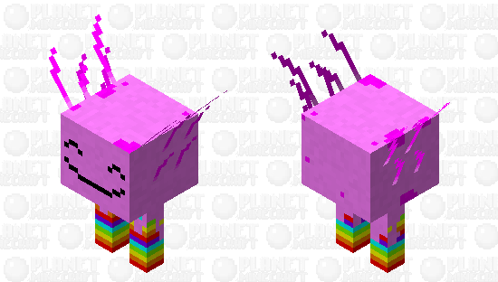 Kawaii strider Minecraft Mob Skin