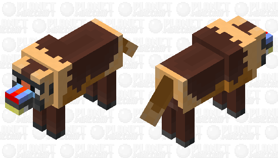 Gelada Mandrill (Baboodrill?) Minecraft Mob Skin