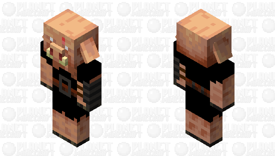 piglin brute, but likes netherite instead of gold Minecraft Mob Skin