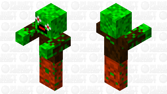 cartoon zombie Minecraft Mob Skin