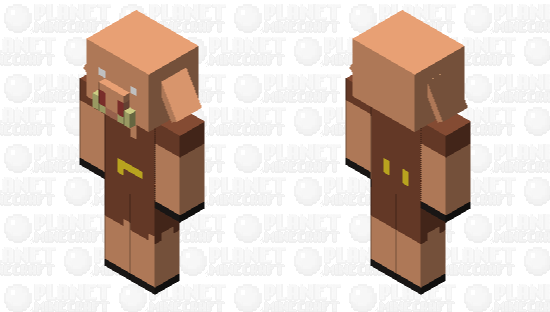 Smoothy Piglin Minecraft Mob Skin