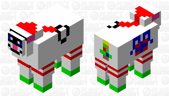 Christmas Sheep Minecraft Mob Skin