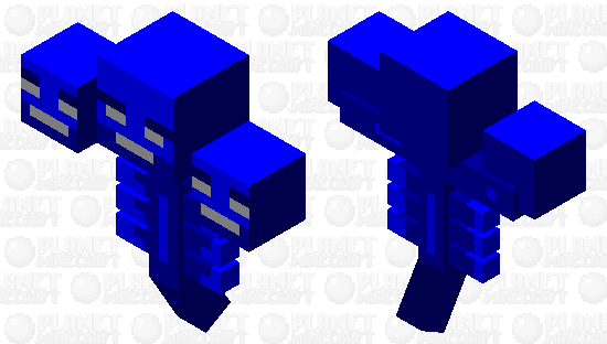 Blue Wither Minecraft Mob Skin