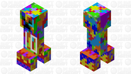 Celebration Creeper! Minecraft Mob Skin