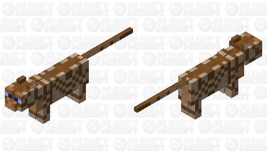Strapped Simian Cat Minecraft Mob Skin