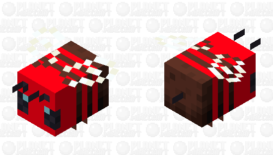 Evil Bee Minecraft Mob Skin