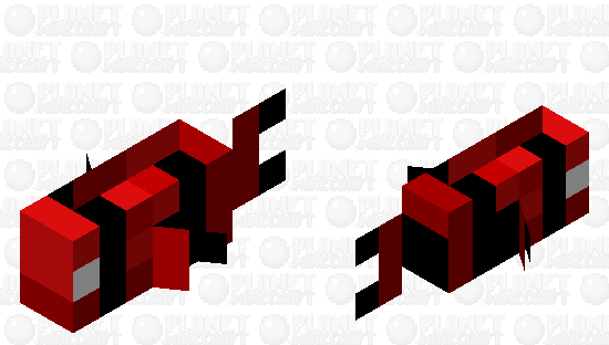 Lava Fish Minecraft Mob Skin