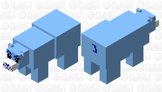 grumpy bear Minecraft Mob Skin