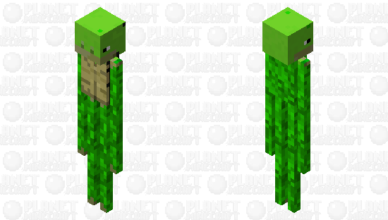 Turtle Enderman Minecraft Mob Skin