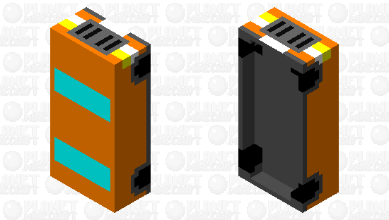 Car Bed Orange Edition Minecraft Mob Skin
