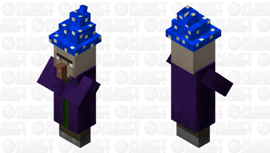 Wizard Hat Minecraft Mob Skin