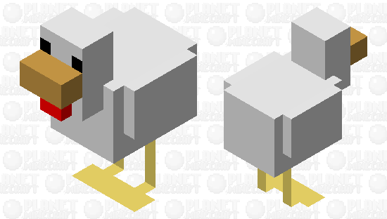 Smoothy Chicken Minecraft Mob Skin