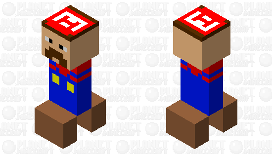 Mario Minecraft Mob Skin