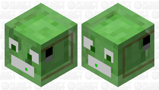 A green creature Minecraft Mob Skin