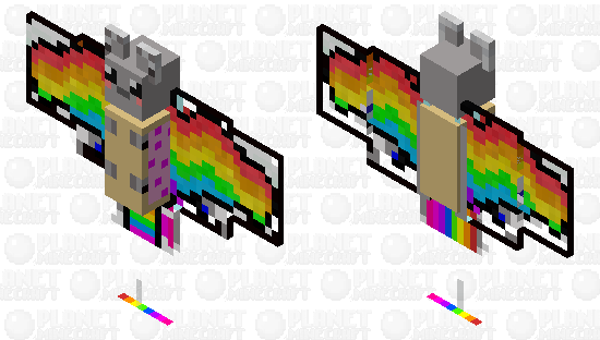 nyan cat bat Minecraft Mob Skin