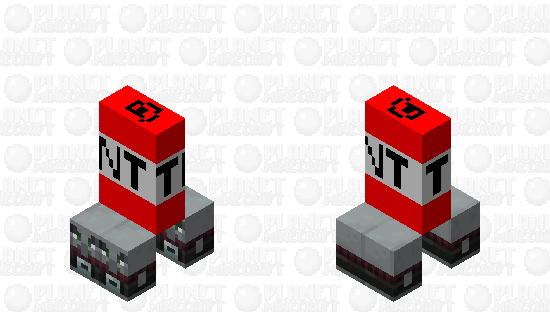 army of baby exploding pillagers but holding tnt Minecraft Mob Skin