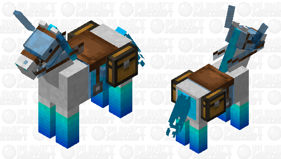 Ice Mule Minecraft Mob Skin