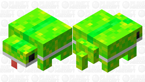 Chamaleon lizard Minecraft Mob Skin