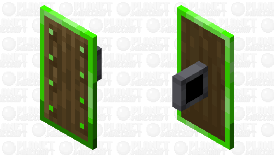 Emerald Shield Minecraft Mob Skin