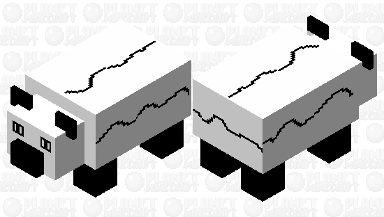 panda . Minecraft Mob Skin