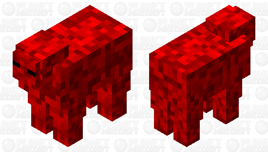 Blood Sheep Minecraft Mob Skin