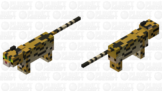 Clouded Leopard Minecraft Mob Skin