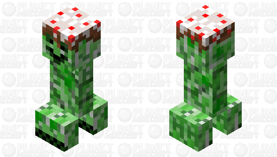 Celebratory Creeper Minecraft Mob Skin