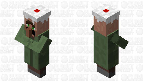 "Oops! I dropped the cake." Minecraft Mob Skin