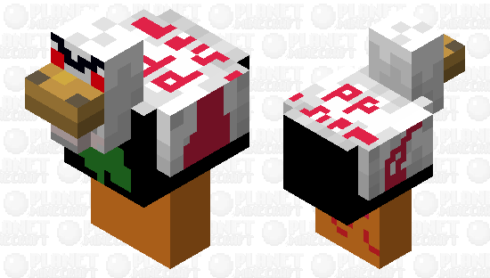 angry army chicken (10 sec challenge not clickbait) Minecraft Mob Skin