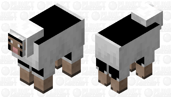 Totally a white sheep Minecraft Mob Skin