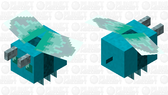 Frosty Bee (Winter Animals) Minecraft Mob Skin