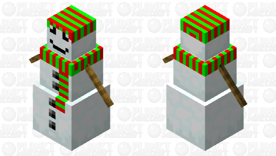 cold snowman Minecraft Mob Skin