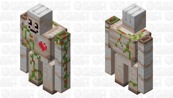 Cute Golem Minecraft Mob Skin