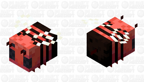 Demonic Bee Minecraft Mob Skin