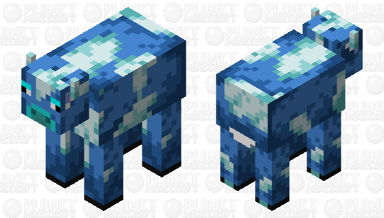 Ice Cow (Winter Animals) Minecraft Mob Skin