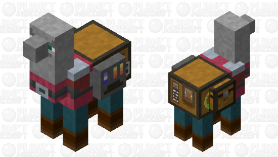 deformed pillager carrying deformed villagers Minecraft Mob Skin