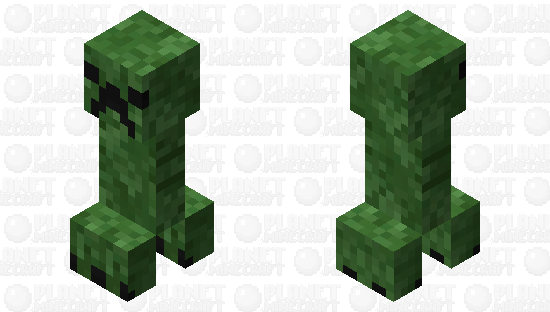 Creeper Reimagined Minecraft Mob Skin