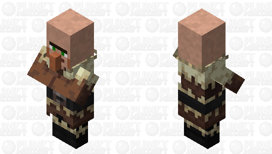 taiga villagerr retexture Minecraft Mob Skin