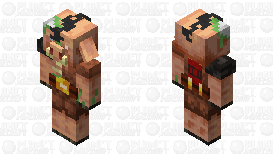 piglin chief Minecraft Mob Skin
