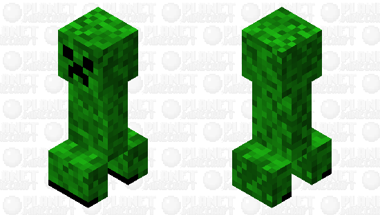 HD creeper Minecraft Mob Skin
