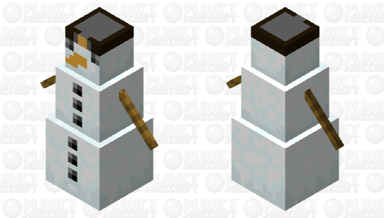 Miner Snowgolem Minecraft Mob Skin