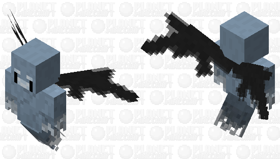 Crying Ghost Minecraft Mob Skin