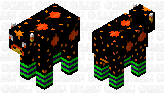 Halloween Cow Minecraft Mob Skin